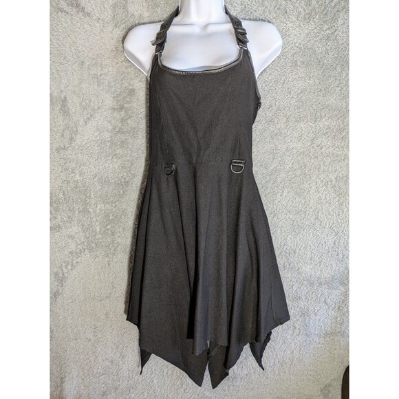 Killstar | Dresses | Killstar Suspender Dress Womens Large Black Lace ...